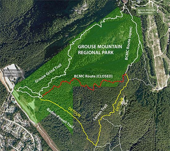 BCMC Trail at Grouse Mountain in North Vancouver | Vancouver Trails